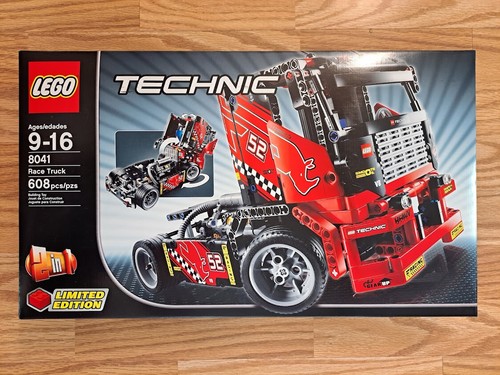 New Lego Technic RACE TRUCK 8041 Factory Sealed 2010 C-10 Mint MIMB Ltd ...