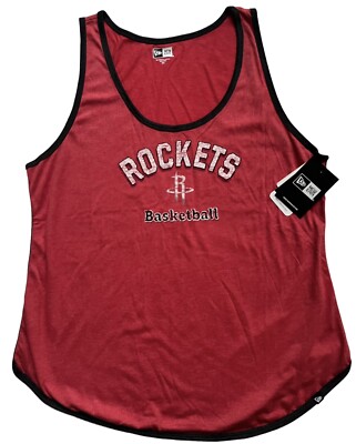 Houston Rockets Basketball Sleeveless Tank Top Shirt Men’s 2XL Red New ...
