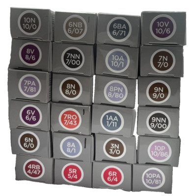 WHOLESALE LOT 24 Paul Mitchell THE COLOR XG CREMA DEMI PERMANENT Hair ...