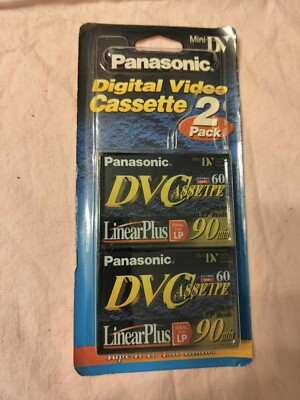 New Sealed Panasonic DVC Sp60 Lp 90 2 pack Digital Video Cassettes ...
