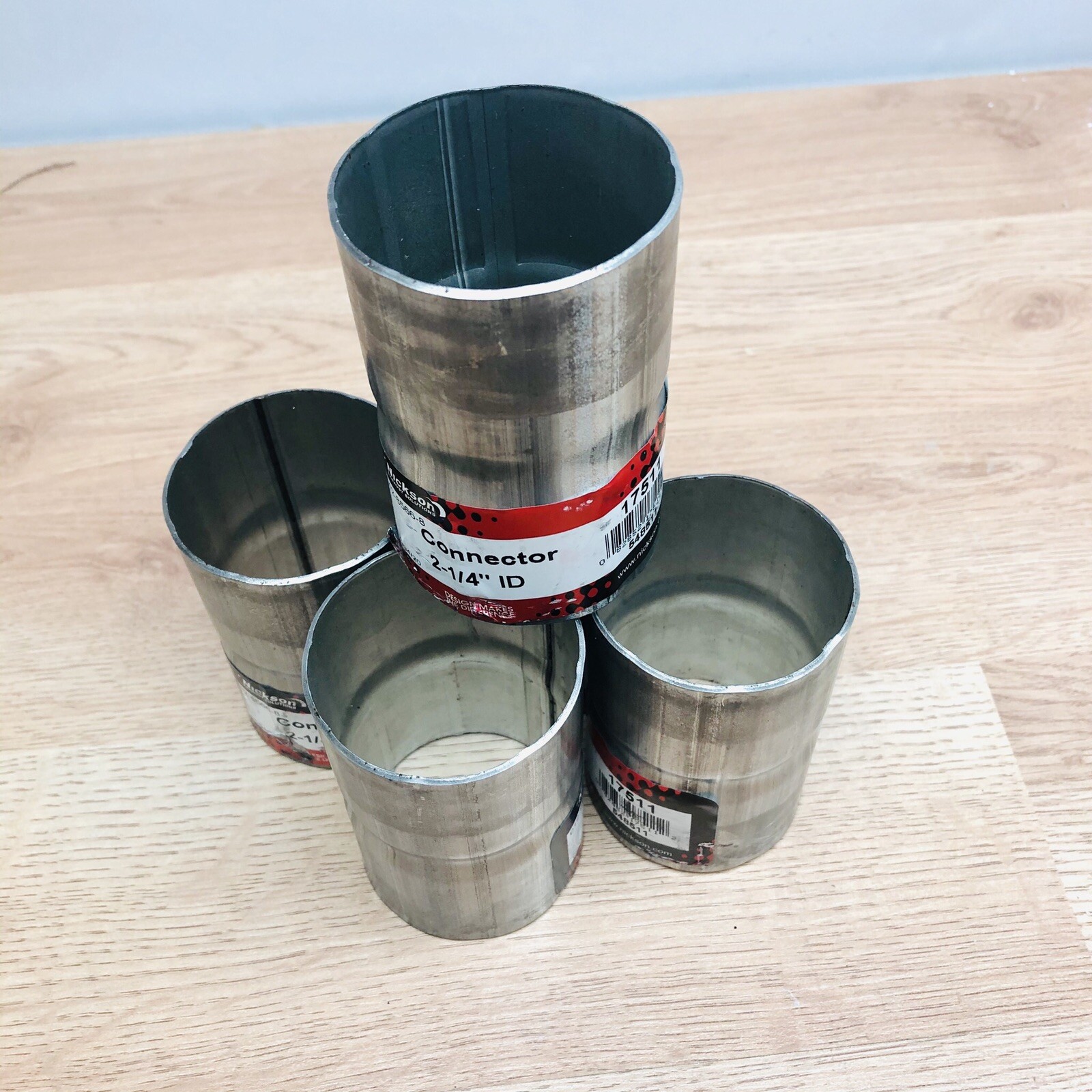 LOT OF 5 NICKSON 17511 EXHAUST PIPE CONNECTOR 2-1/4" ID BOTH SIDES | eBay