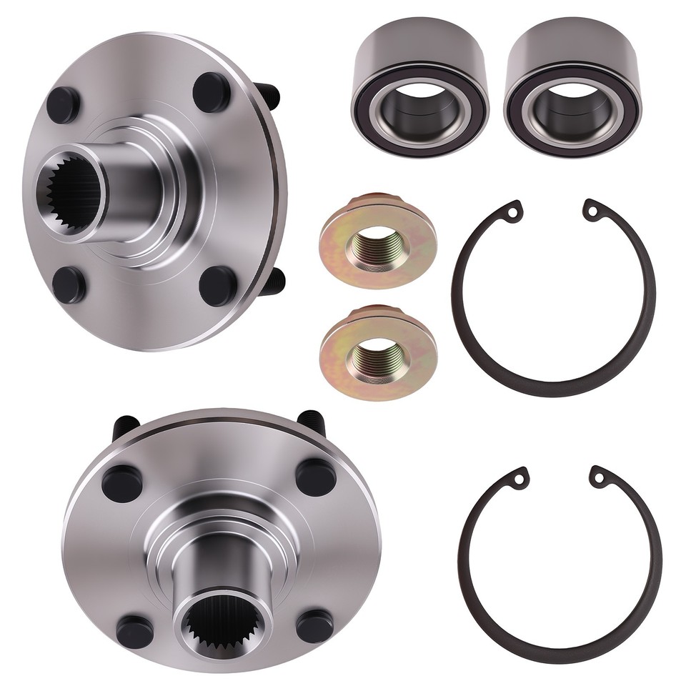 Front Left Right Wheel Hub Unit Assembly for Ford Focus 00-11 WB18510 4 ...