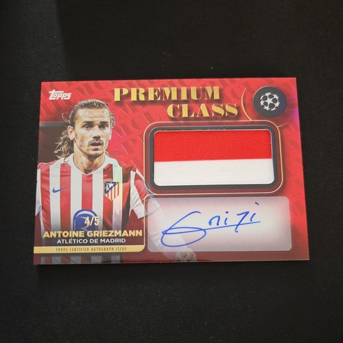 Topps UCC 2025-2026 Antoine Griezmann Premium Class Relic Auto /5 ...