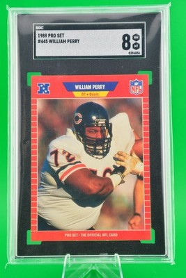 1989 Pro Set #445 - William Refrigerator Perry - Chicago Bears SGC 8 | eBay