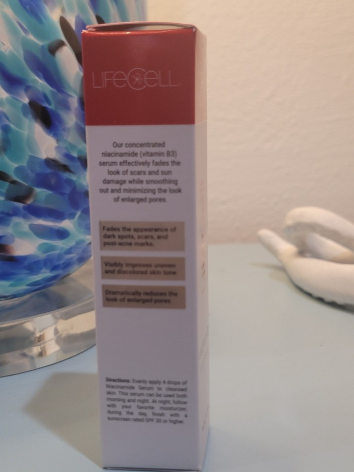 LifeCell Niacinamide Fading Serum B3 - Sun Damage Pores 1oz (30ml) NIB ...