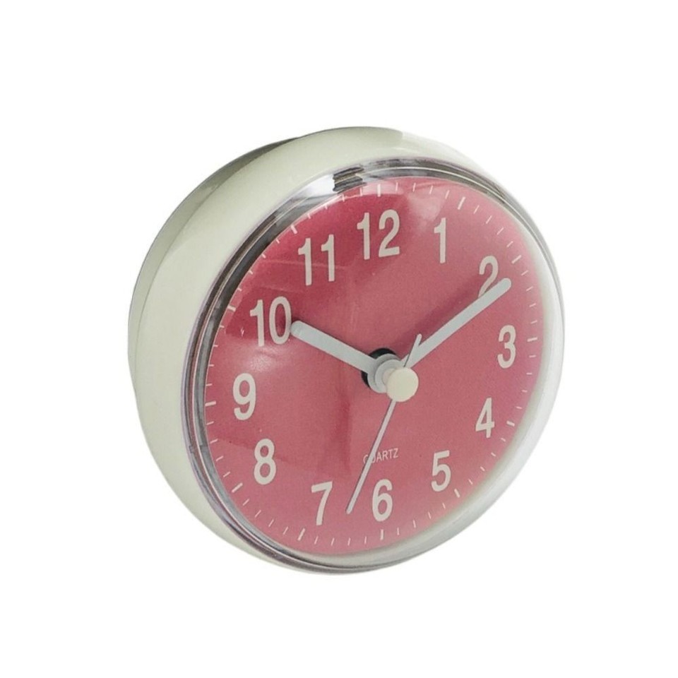 Waterproof Shower Clock Suction Cup bathroom and kitchen Clock Wall ...