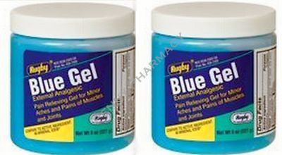 Rugby Blue Gel Pain Rub 8oz Tub ( 2 pack ) FRESH PHARMACY STOCK ...