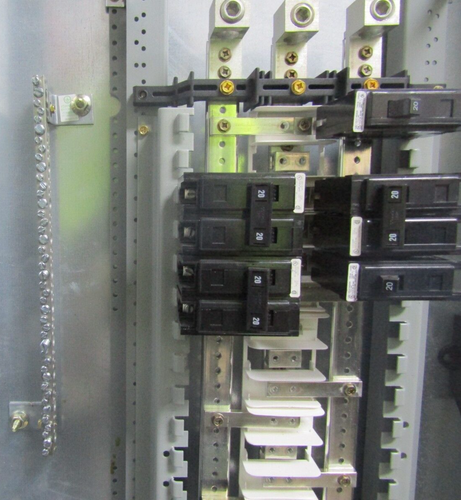 🤓 EATON 225 AMP MAIN LUG PANELBOARD 208Y/120V 3∅ 4W 42 CIRCUIT PRL1A ...