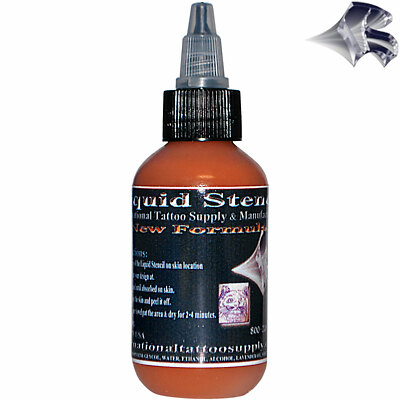 Liquid Stencil 2 oz - Tattoo Stencil Application Solution | eBay