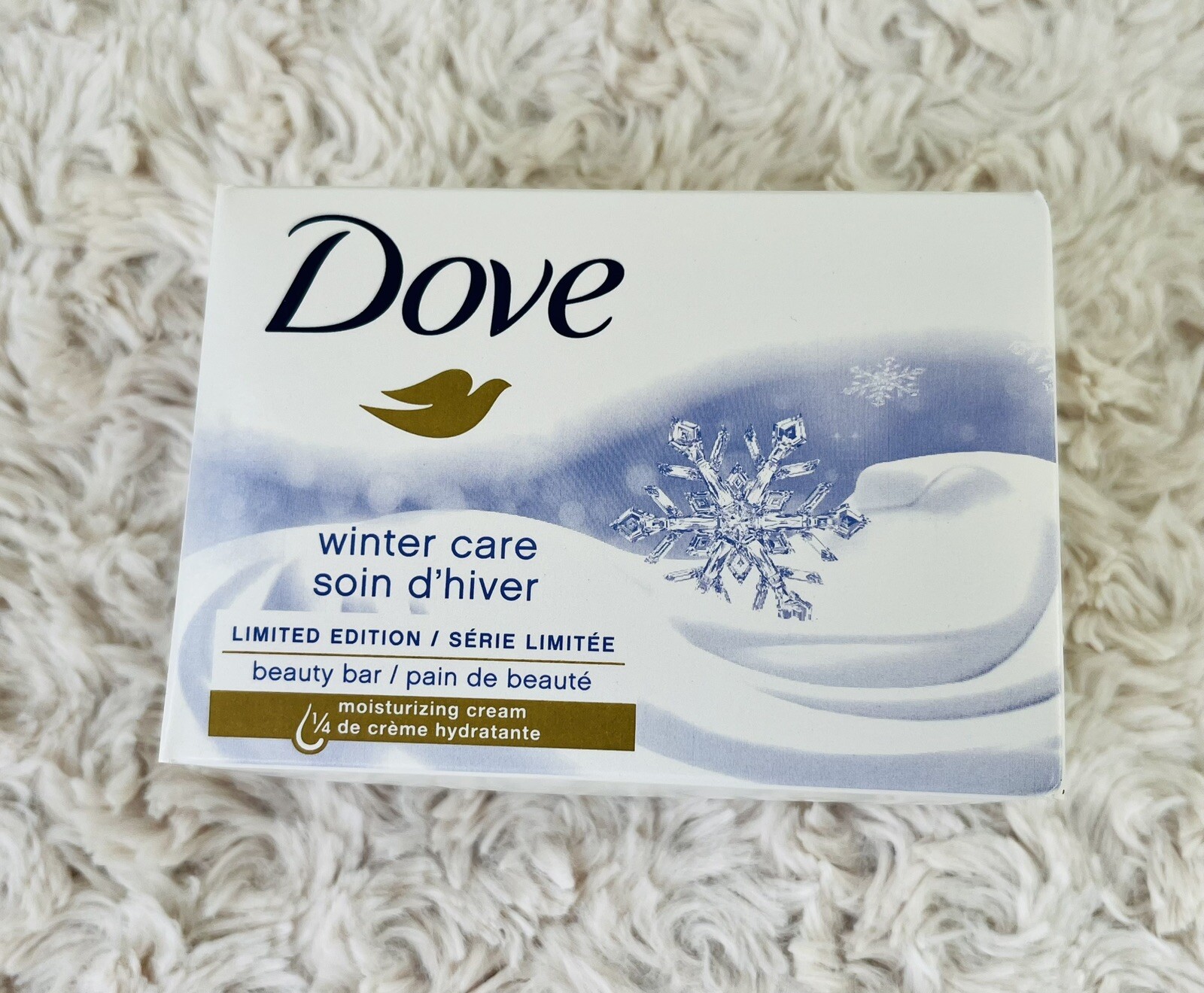 Sold Out! Dove WINTER CARE Limited Edition Beauty Bar Soap Full Size 4 ...