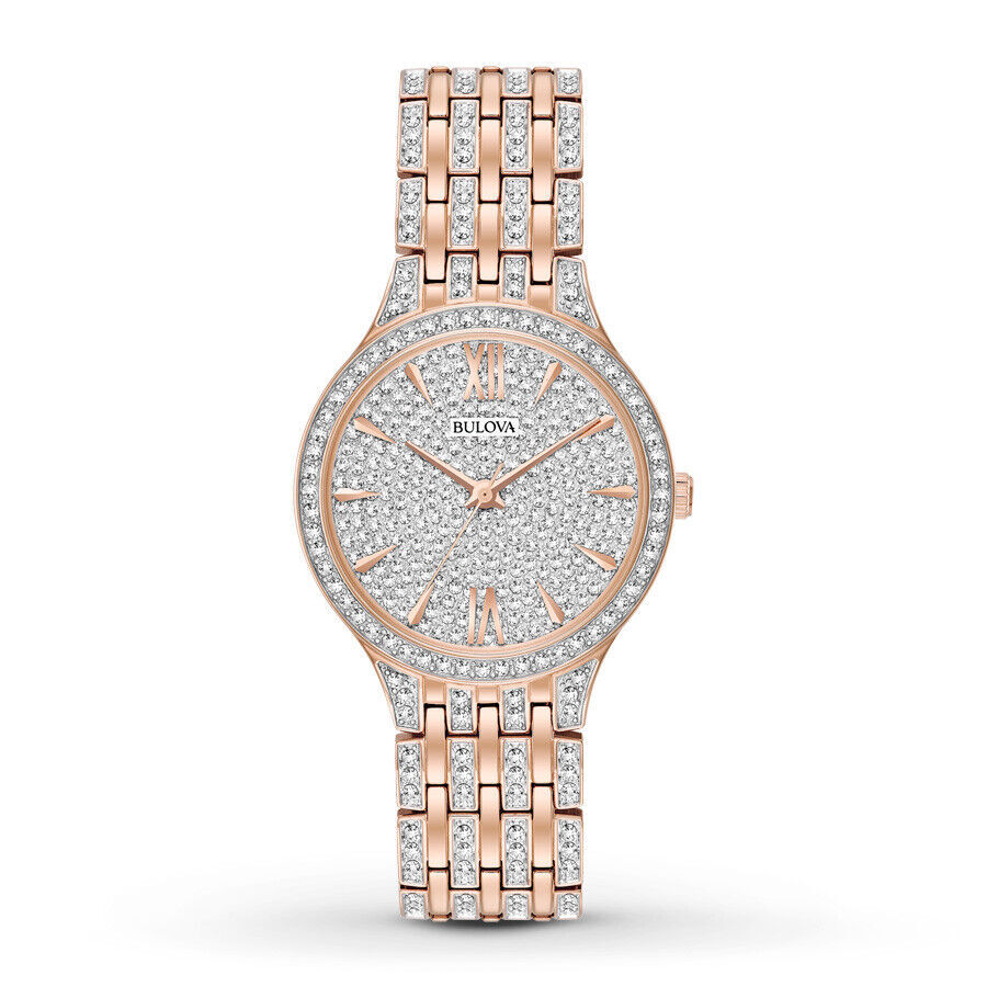 Bulova Pavé crystal Women's Watch - 98L235 for sale online | eBay UK