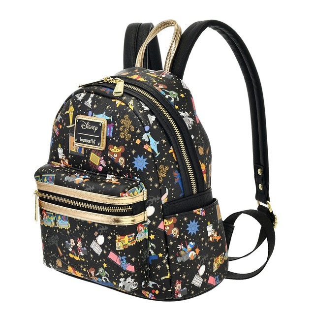 Disney Japan 30TH Loungefly Disney Character Backpack Black for sale ...