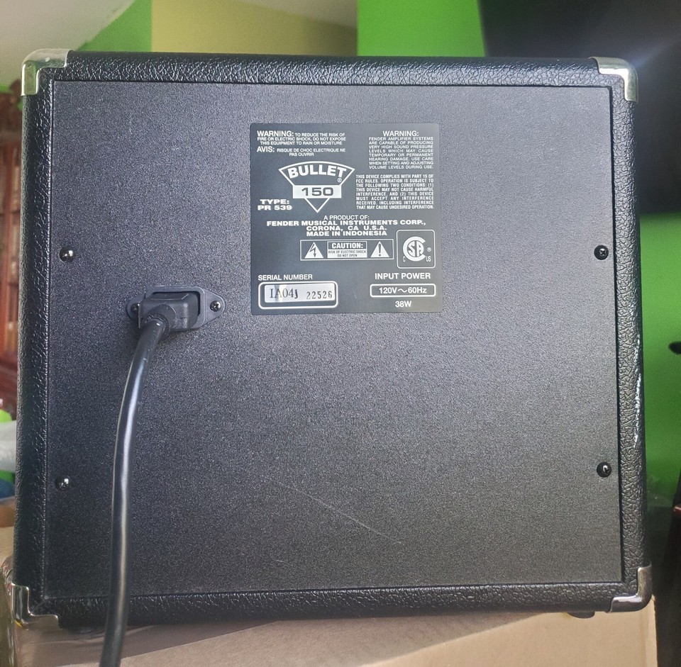 FENDER BULLET 150 Amp Amplifier PR 539 38w | eBay