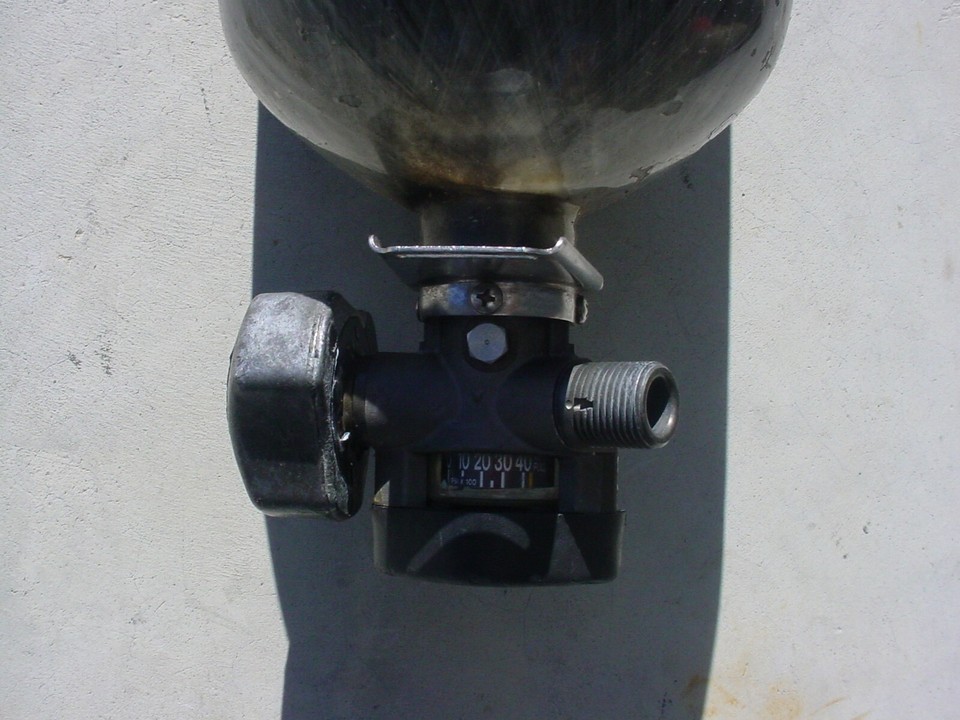 SCOTT 4.5 SCBA AIR PACK 45 MIN AIR CYLINDER TANK FIRE DEPT FIREMAN ...