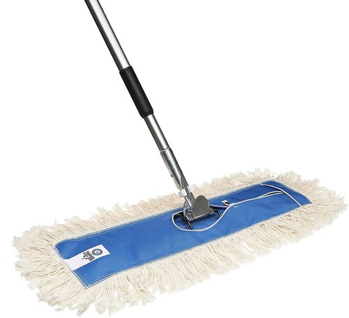 48" Premium Cotton Dust Mop Kit - Heavy Duty Mop Head with Handle | eBay