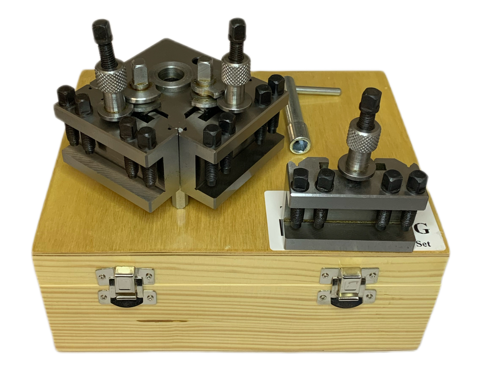 T63 QUICK CHANGE TOOLPOST SET WITH 3 HOLDERS FOR BANTAM / CHIPMASTER BY ...