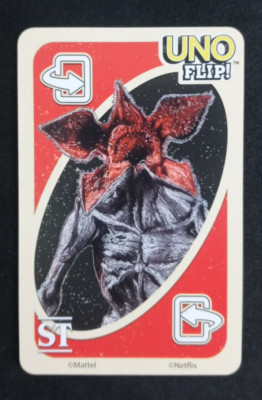 2017 Stranger Things Uno Flip! Card Red The Demogorgon Flip Card (B) | eBay