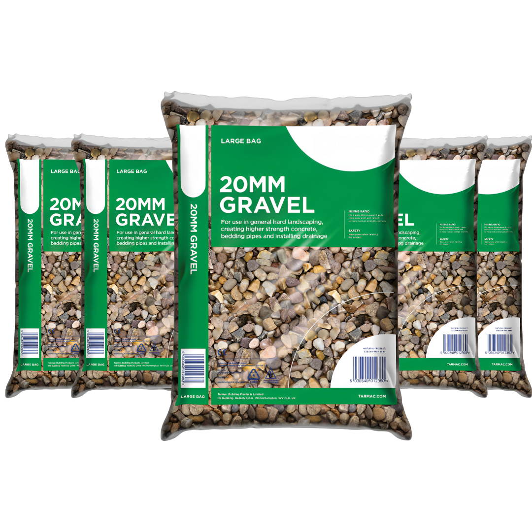 20mm Gravel 125kg Bag – Pea Shingle Aggregate for Driveways, Paths ...