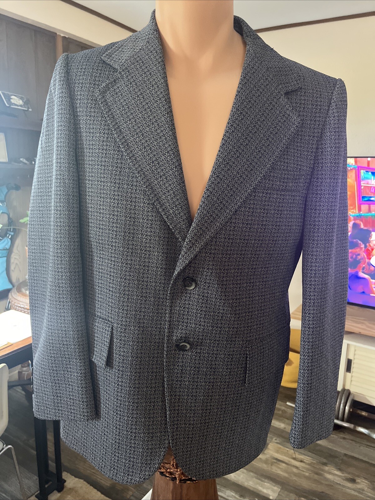 Vintage Marman MarNit 1960-1970s Sport Coat Blazer Ma… - Gem