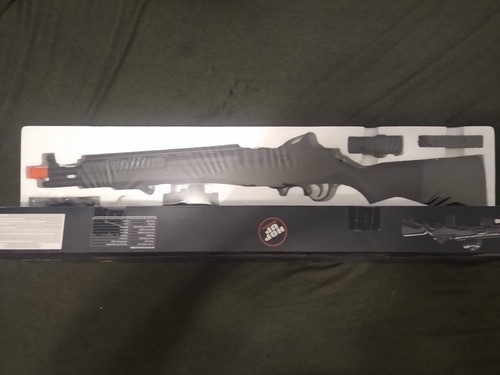 Double Eagle M14 SOCOM Spring Airsoft Gun w/ Scope, Laser & Flashlight ...