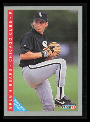 Greg Hibbard 1993 Fleer #379 Chicago Cubs | eBay
