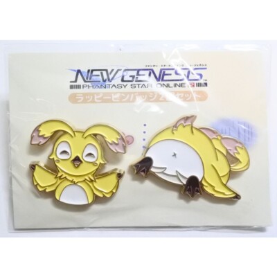 SEGA Phantasy Star Online 2 New Genesis Rappy Pin Badge Pins PSO2 2022 ...