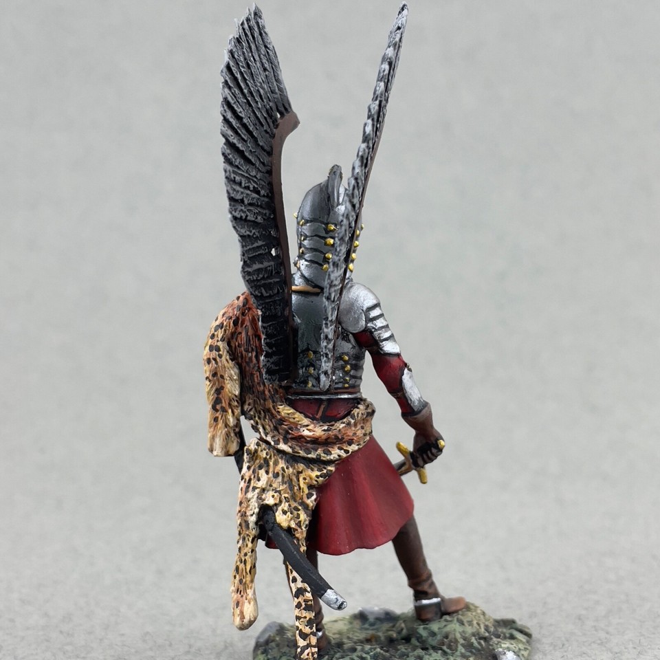 Historical figure 54 mm 1/32, Painted tin soldier, Winged Polish Hussar ...