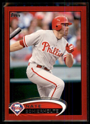 2012 Topps Update Target Red Nate Schierholtz #US199 Philadelphia ...
