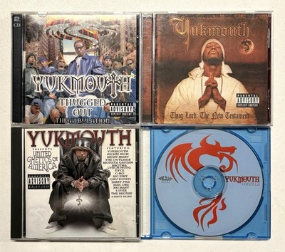 4x Yukmouth CD Lot (Thugged Out, Thug Lord, United Ghettos Of America ...