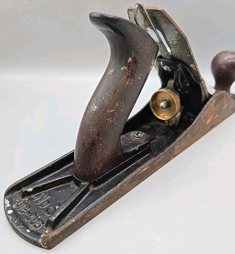 Stanley No 5 Jack plane Bailey Original Paint Made In England G12-055 ...