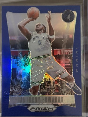 2023-24 Panini Prizm Deca Blue Prizm #63 Anthony Edwards /149 | eBay