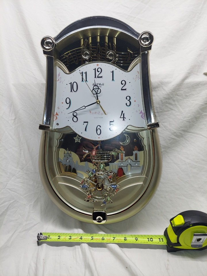 Disney Small World Rhythm Clock - Carnival - Plays Melodies Lights ...