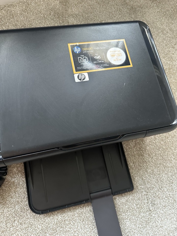HP DESKJET F2480 USB COMPACT ALL-IN-ONE A4 COLOR 4800DPI INKJET PHOTO ...