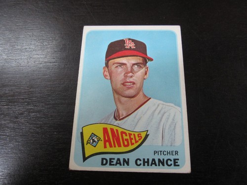 1965 Topps # 140 Dean Chance Card Los Angeles Angels | eBay