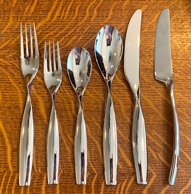YAMAZAKI FLATWARE SILVERWARE Morrrison Swivel Twist *YOU CHOOSE PIECES ...