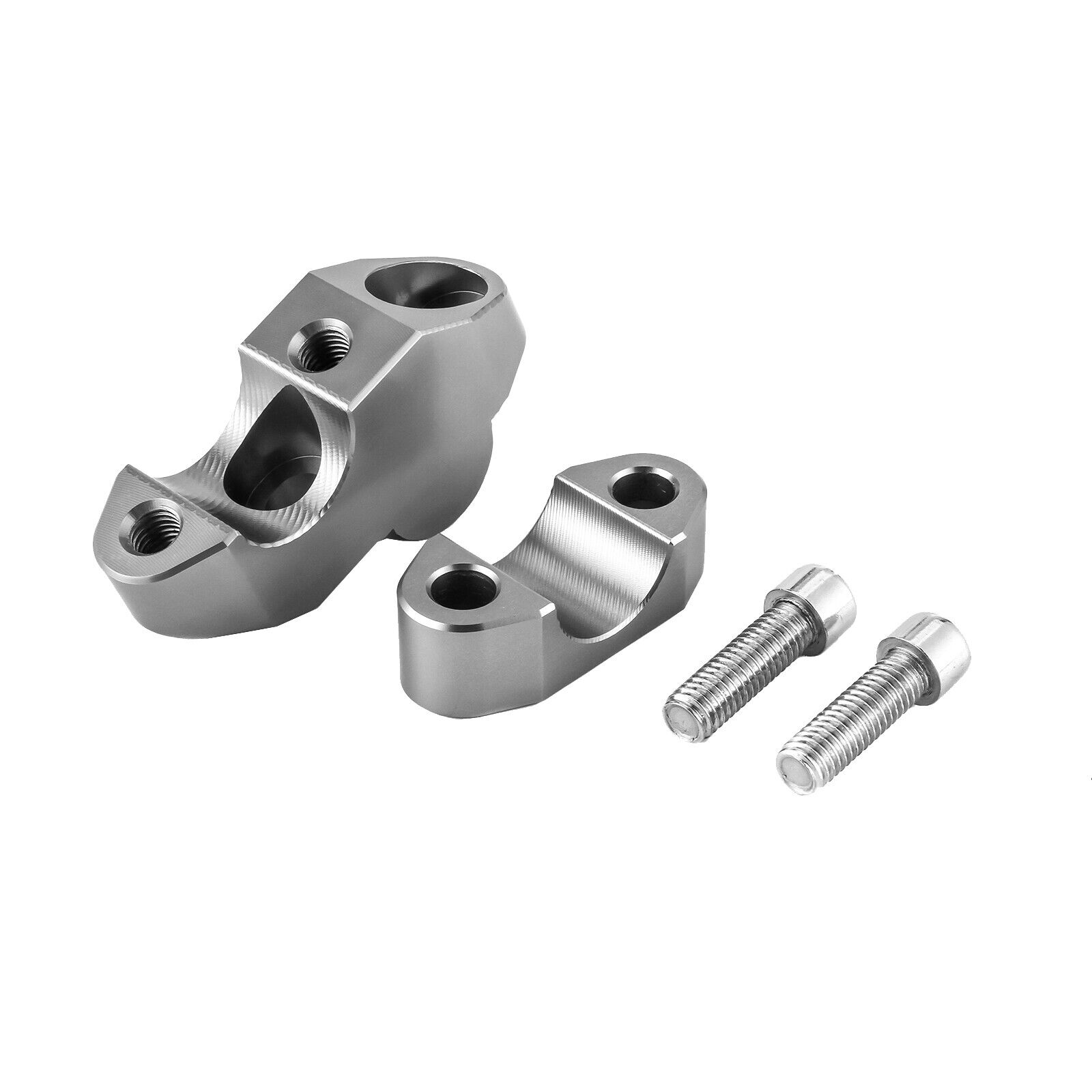 7/8" Handle Bar Clamps Extend Motorcycle General 22mm Handlebar Riser ...