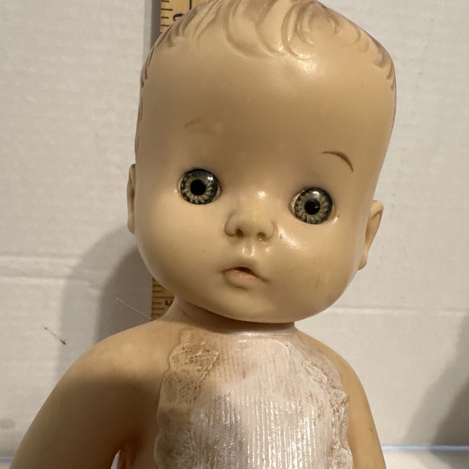 1959 Edward Mobley 10" Rubber Squeaky Doll - Hazel Eyes Squeaker Works | eBay
