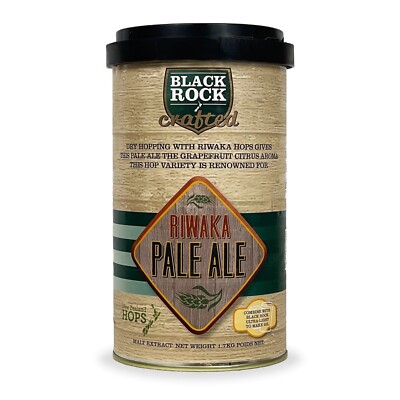 Black Rock Crafted Riwaka Pale Ale 1.7kg Master Brewer Inspired Dry ...
