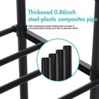 Heavy Duty Clothing Garment Rack Rolling Clothes Organizer Double Rails ...