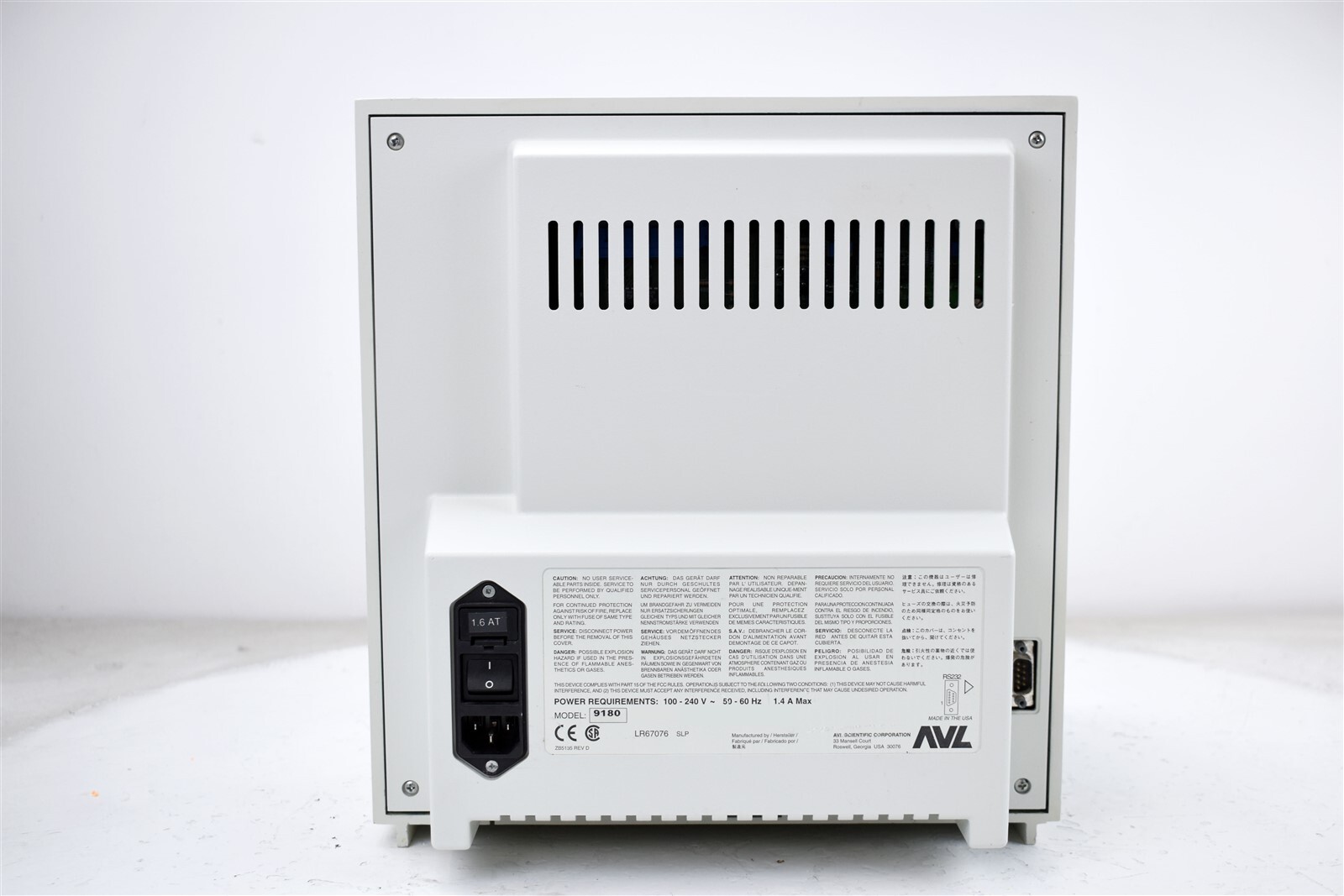 Roche/AVL 9180 Electrolyte Analyzer 100-240V | eBay