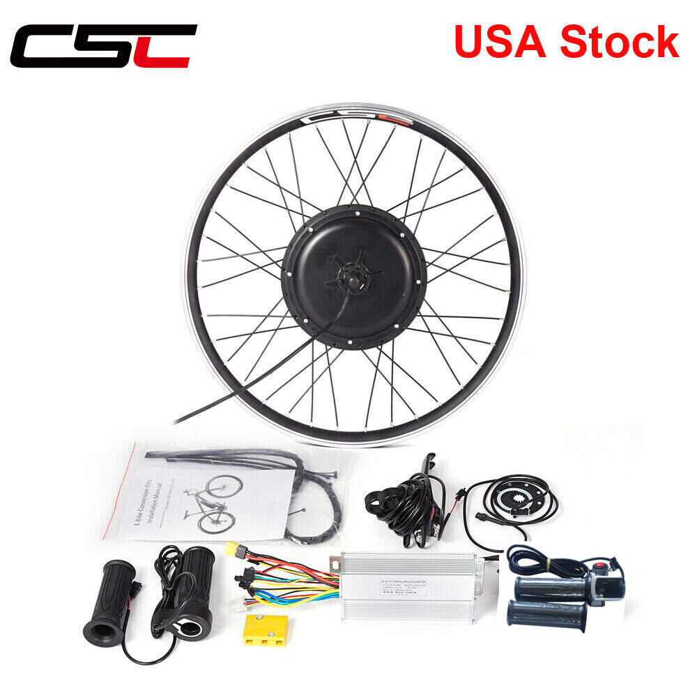 ebike Conversion Wheel Motor Kit 26inch 27.5'' 29 700C 1000W 1500W Rear ...