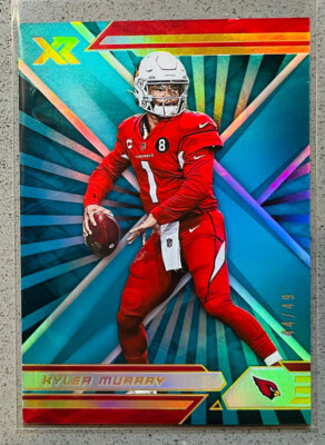 2021 Panini Xr Football NFL #2 Kyler Murray /49 Teal Parallel Card ...