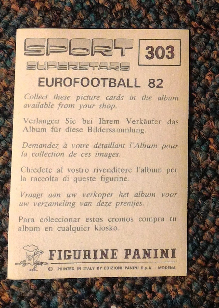 PANINI - SUPERSTARS EURO FOOTBALL 82 / STICKER n° 303 - LINDA JEZEK | eBay