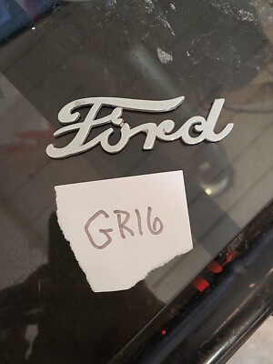 VINTAGE FORD EMBLEM SCRIPT 1940S 50S 3 3/8" LONG BIN GR16 FOMOCO | eBay