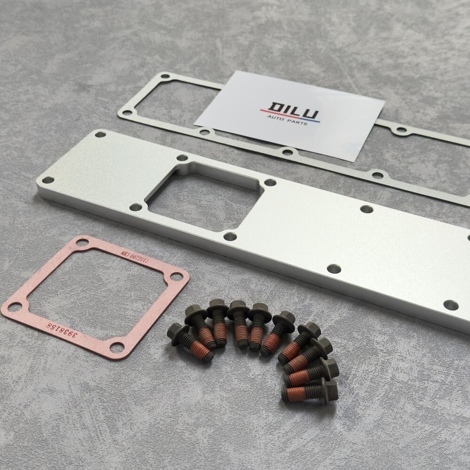 Cummins 5.9L Intake Plenum Plate ICT Billet Intake Plenum Plate For 5 ...