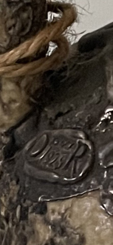 Vintage 20th Century, 925 Sterling Overlay Handled Ewer Vase by Domar ...