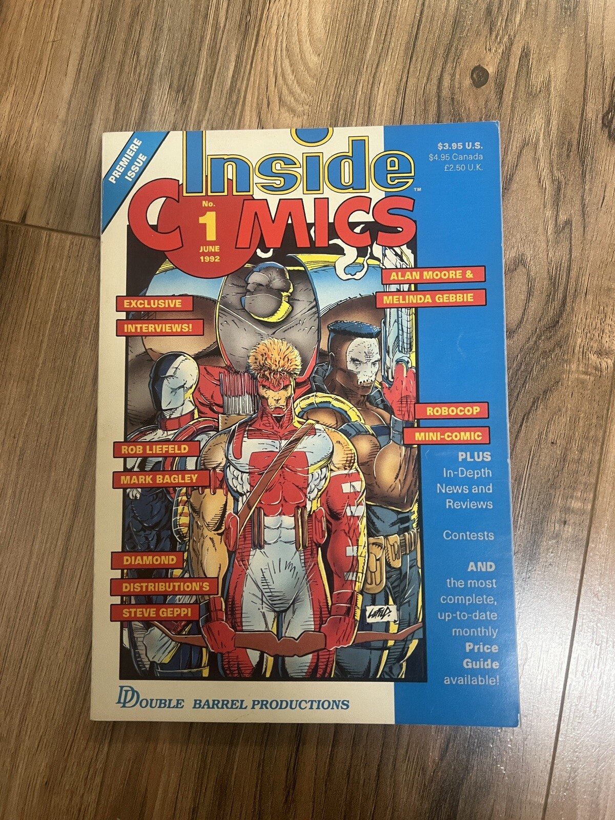 INSIDE COMICS #1 (DOUBLE BARREL PRODUCTIONS/1992/PRICE GUIDE | eBay