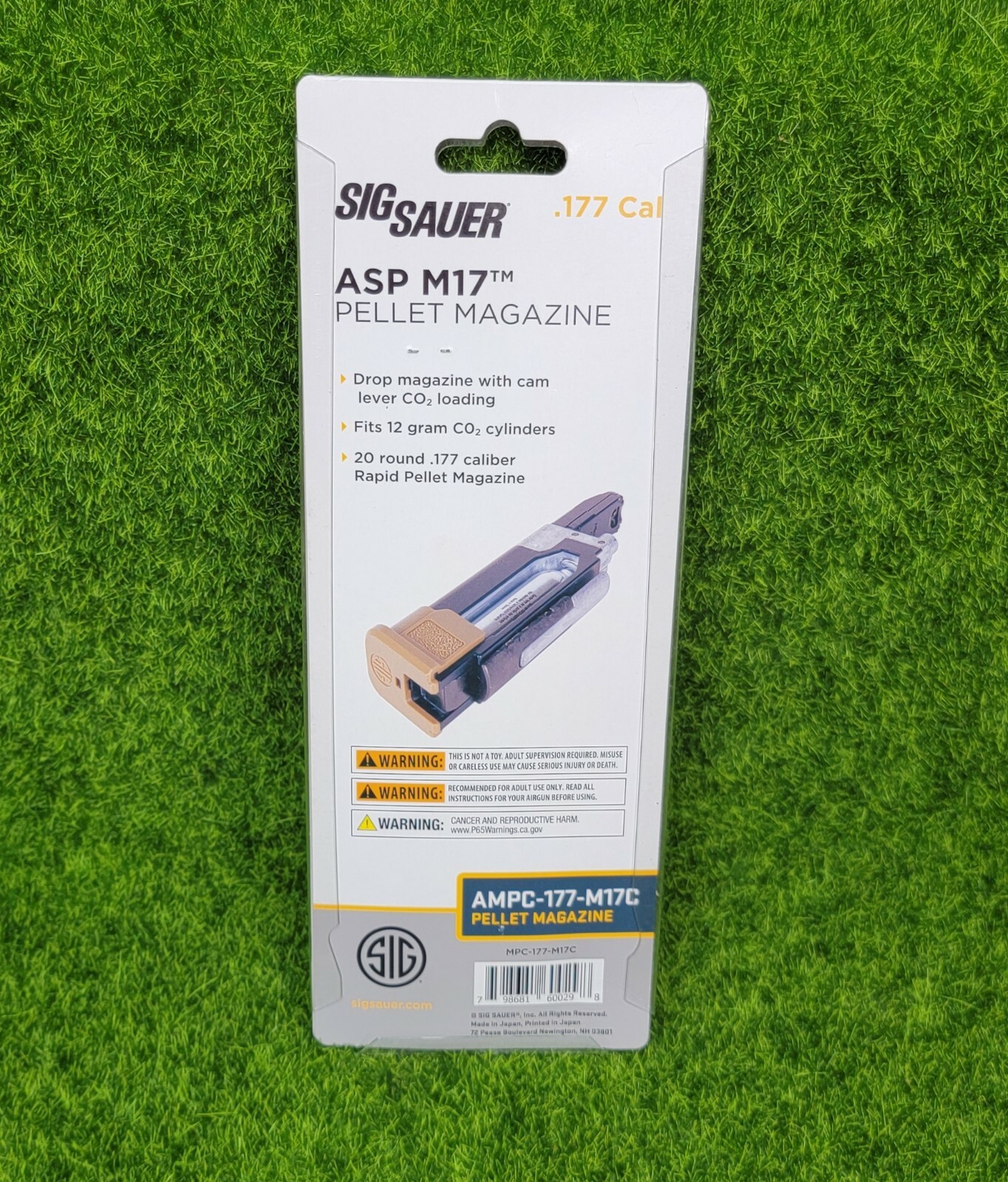 SIG SAUER M17 Airgun Magazine .177 Cal 20 Rounds, Tan - (AMPC-177-M17C ...