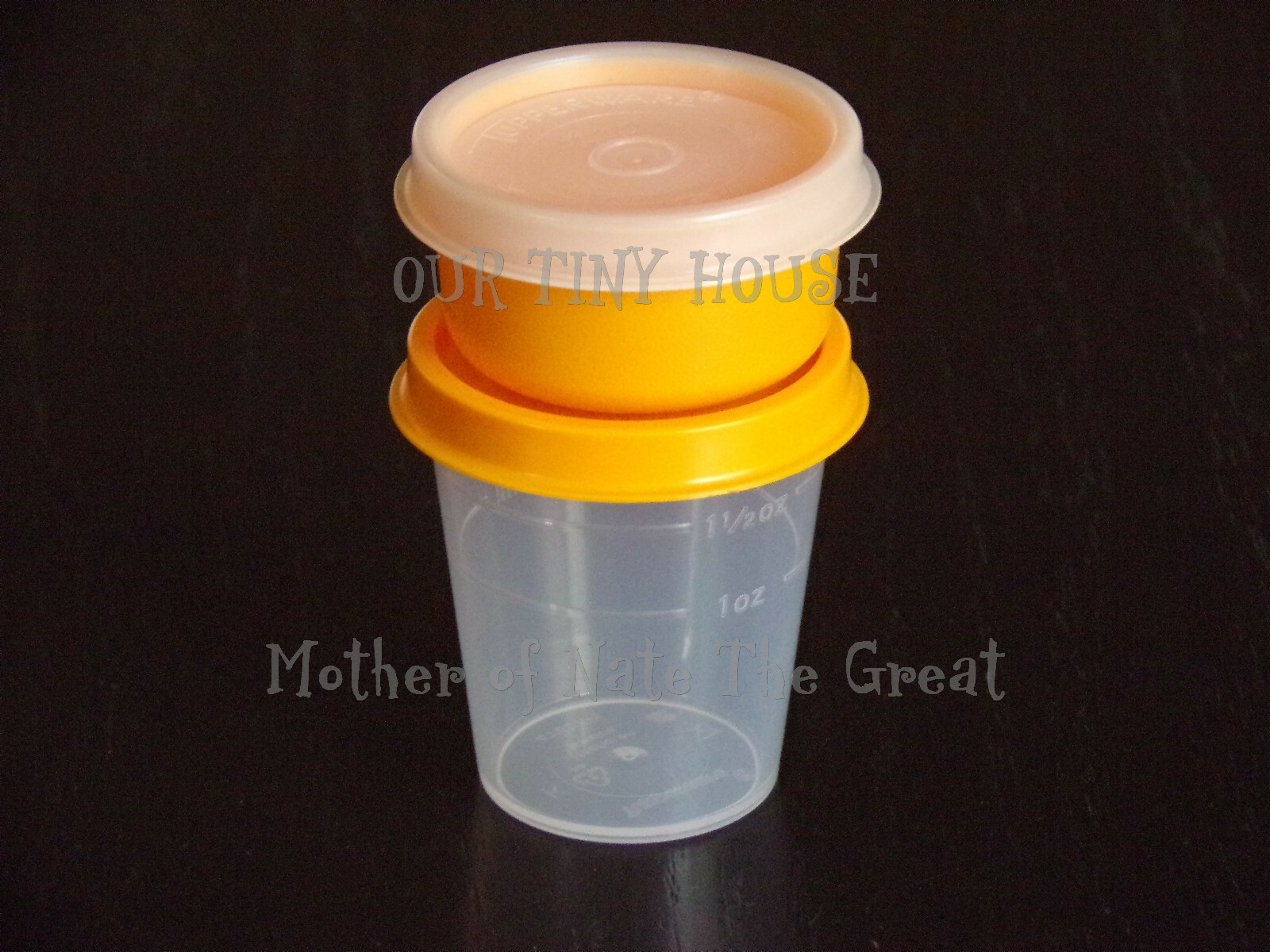 TUPPERWARE SMIDGET and Midget SET Spice Dressing Mini Smidgets Pill Box ...