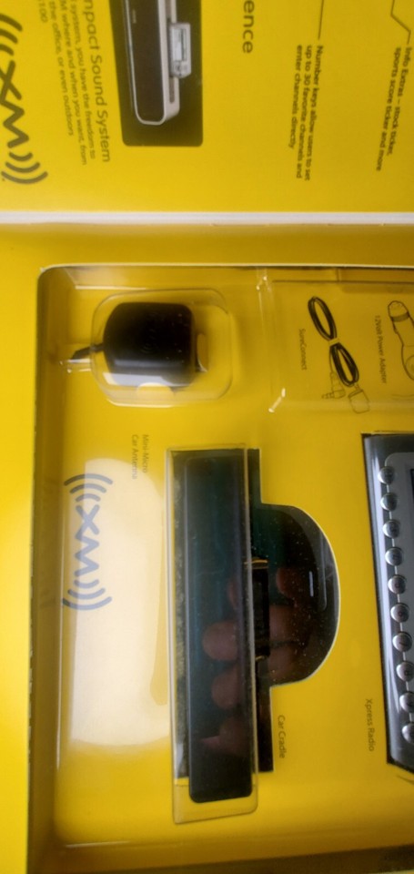 Radio XM Audiovox XMCK-10AB XM Xpress Satellite Radio & Car Kit, New | eBay